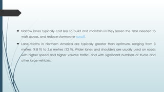 Road design parameters for civil engineering | PPTX