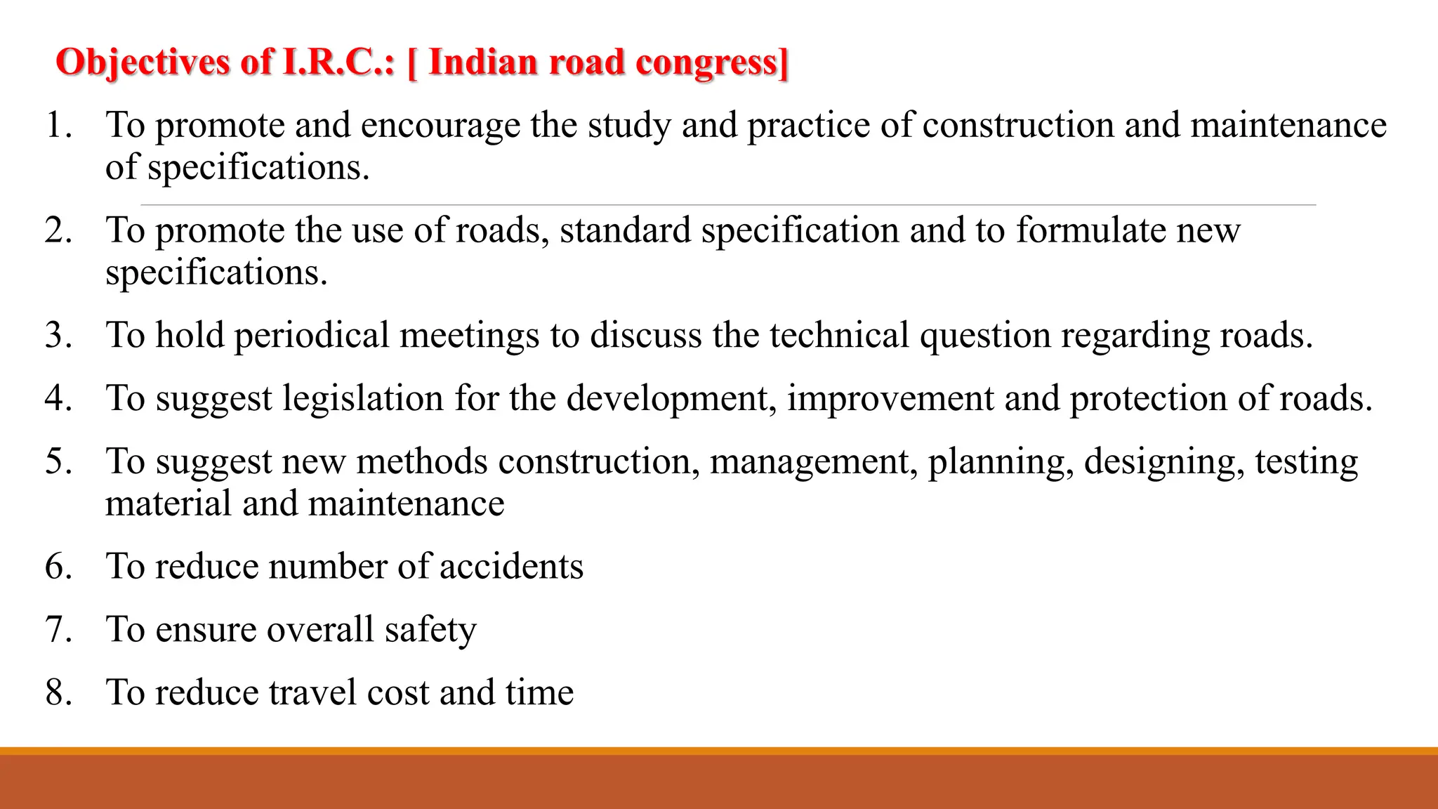 Road Development plans of India-Transportation Engineering | PPTX