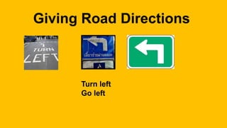 Road directions | PPTX