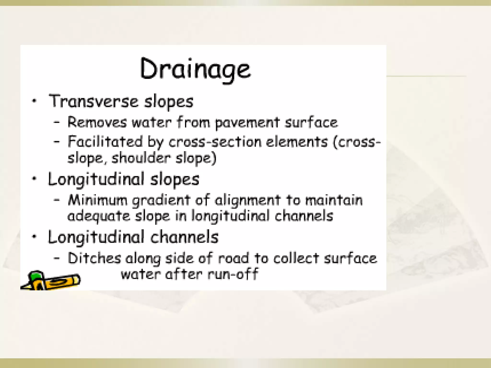 Road drainage | PPTX