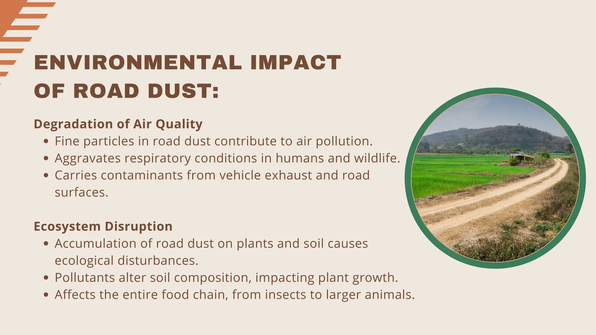 Road Dust Control Navigating Environmental Impact and Innovative ...