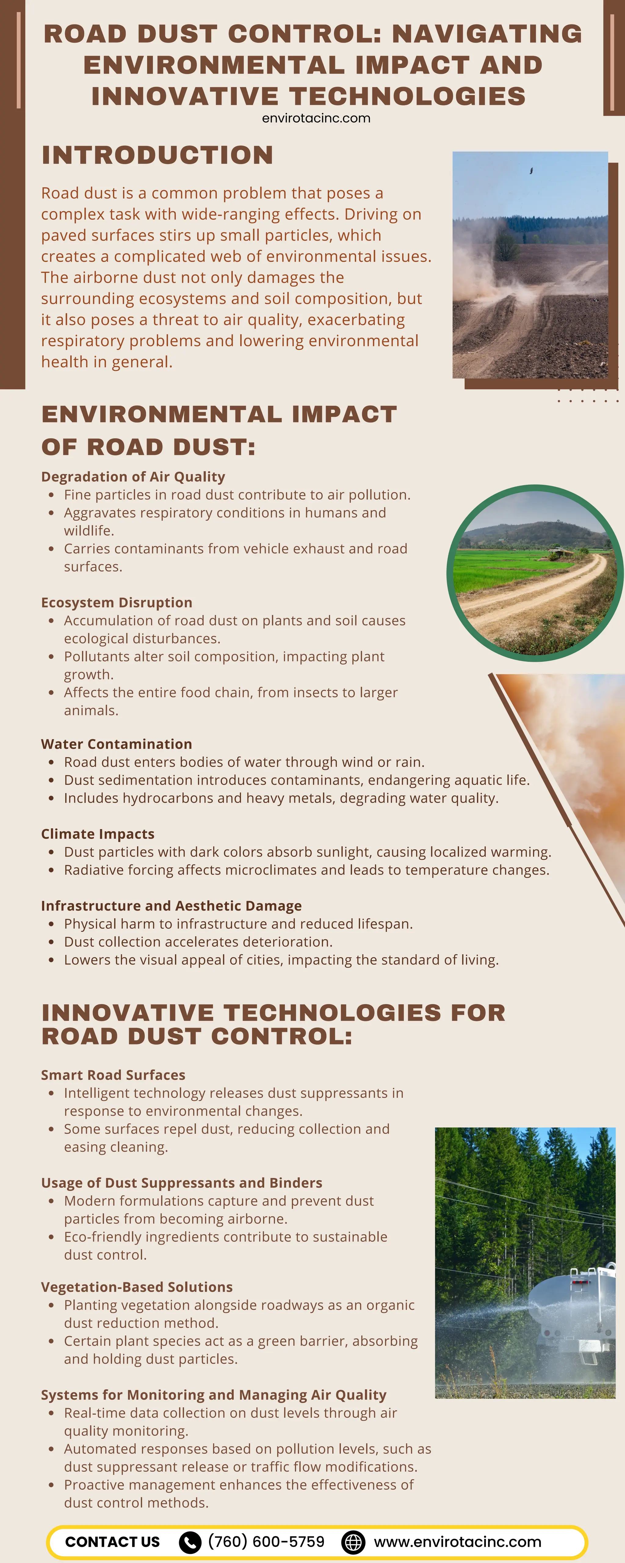 Road Dust Control Navigating Environmental Impact and Innovative ...