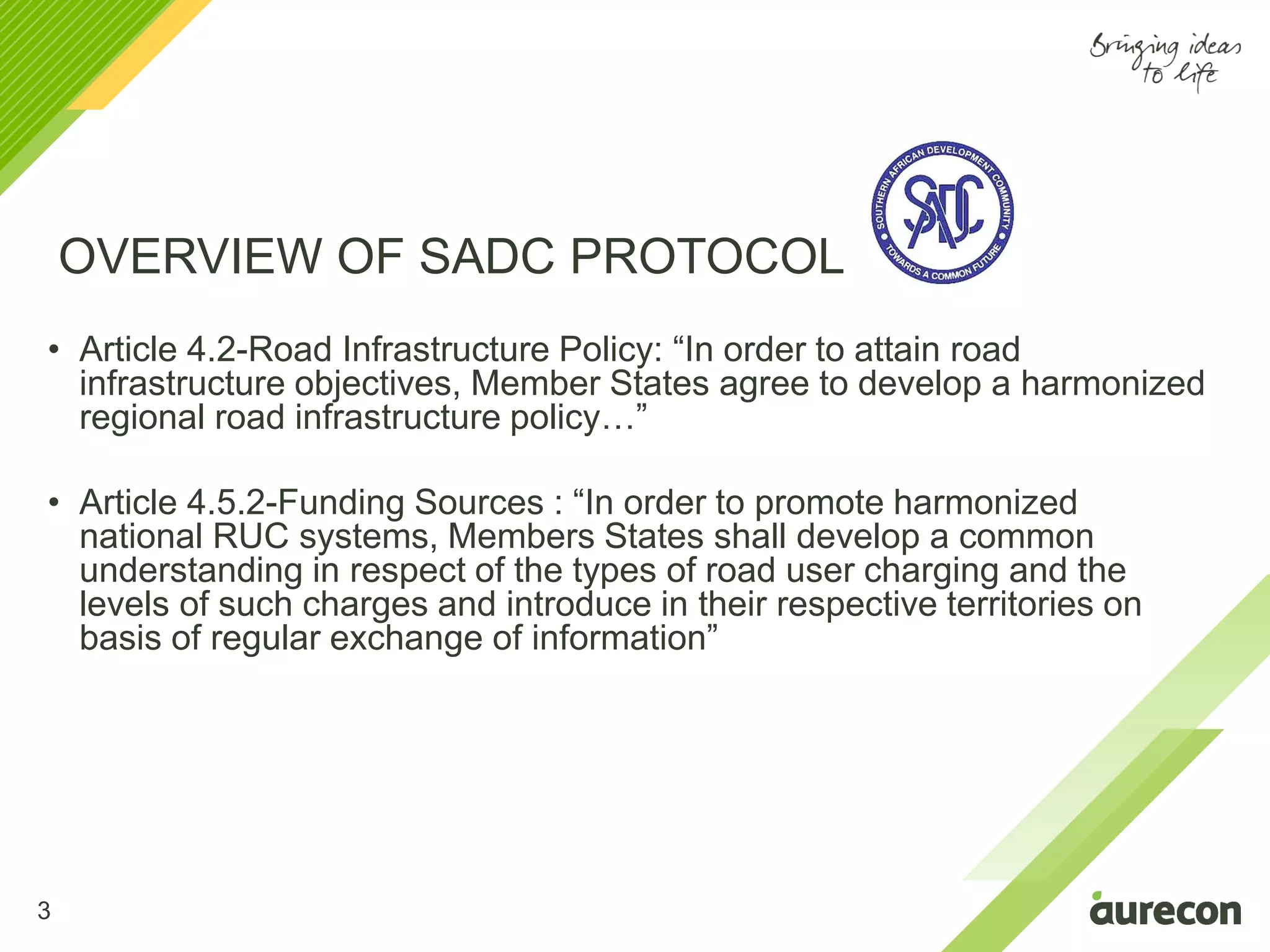 Road Funds and Road User Charging in SADC | PDF