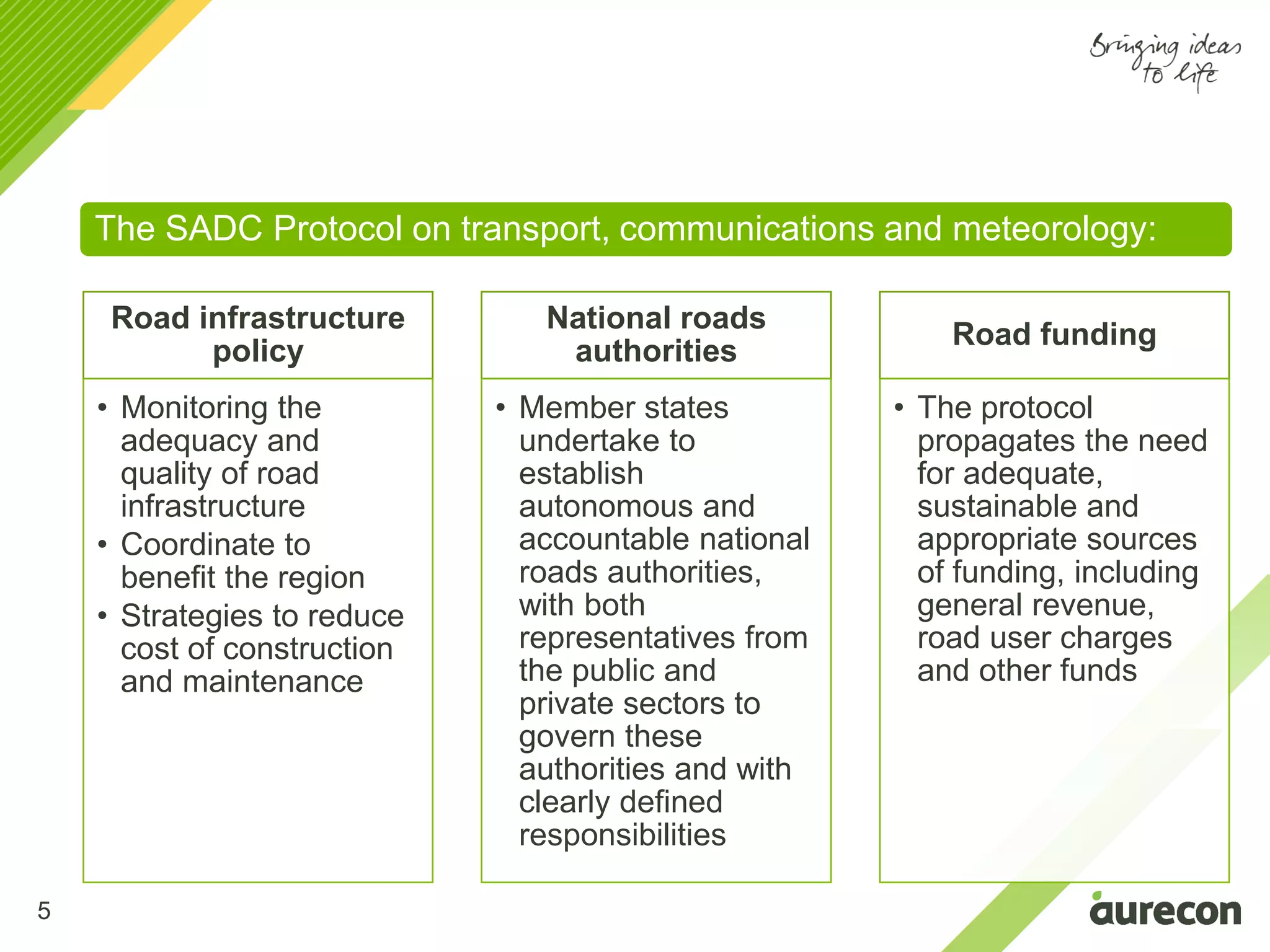 Road Funds and Road User Charging in SADC | PDF