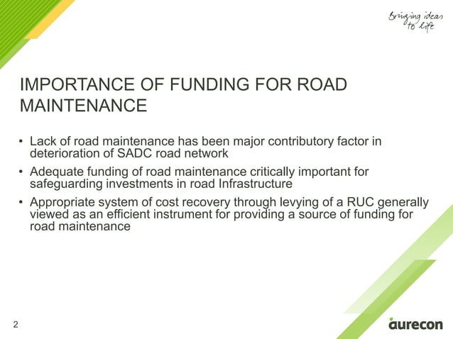 Road Funds and Road User Charging in SADC | PDF