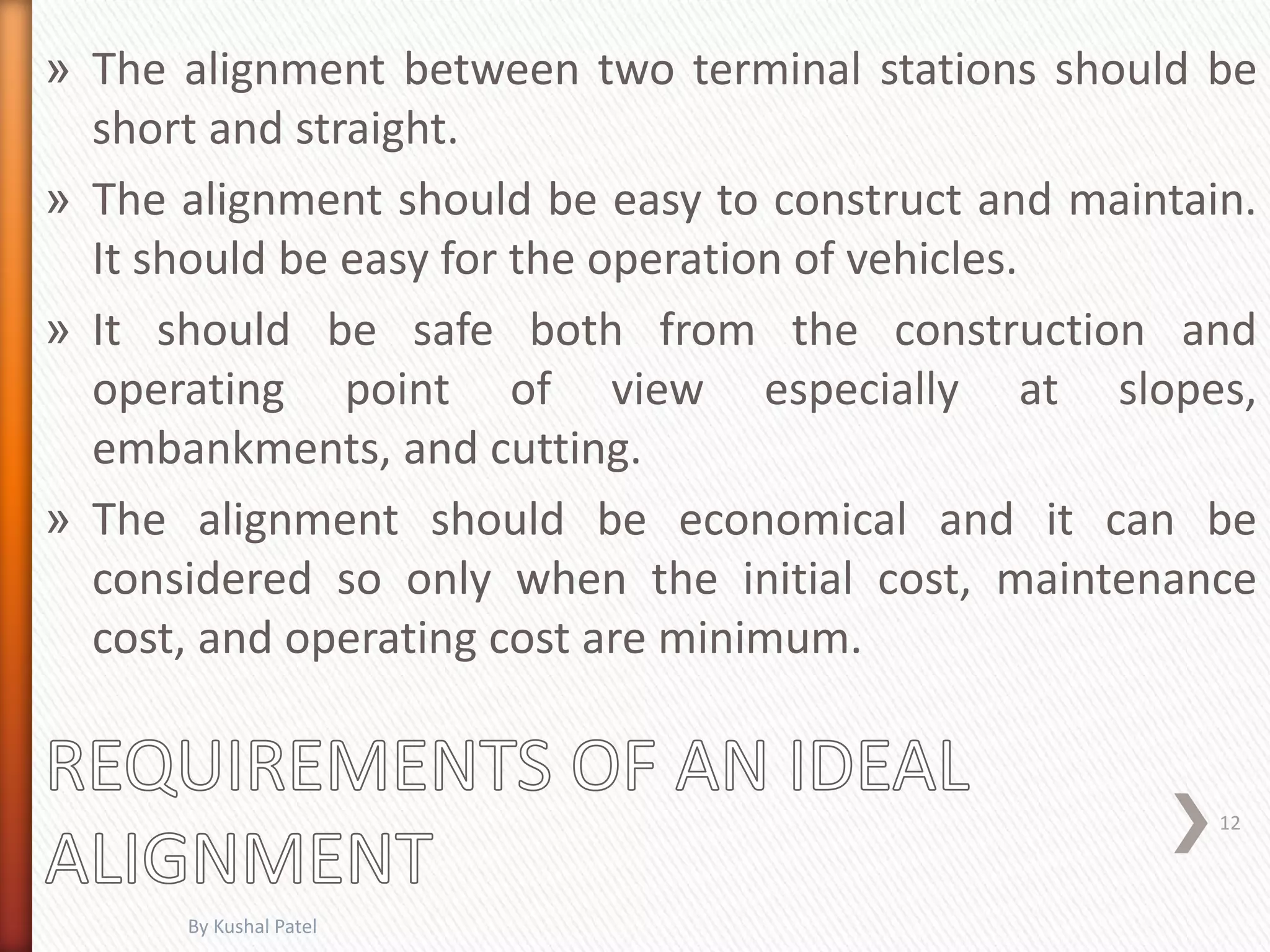 Road geometrics | PPTX