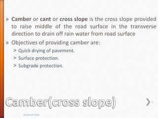 Road geometrics | PPTX