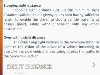 Road geometrics | PPTX