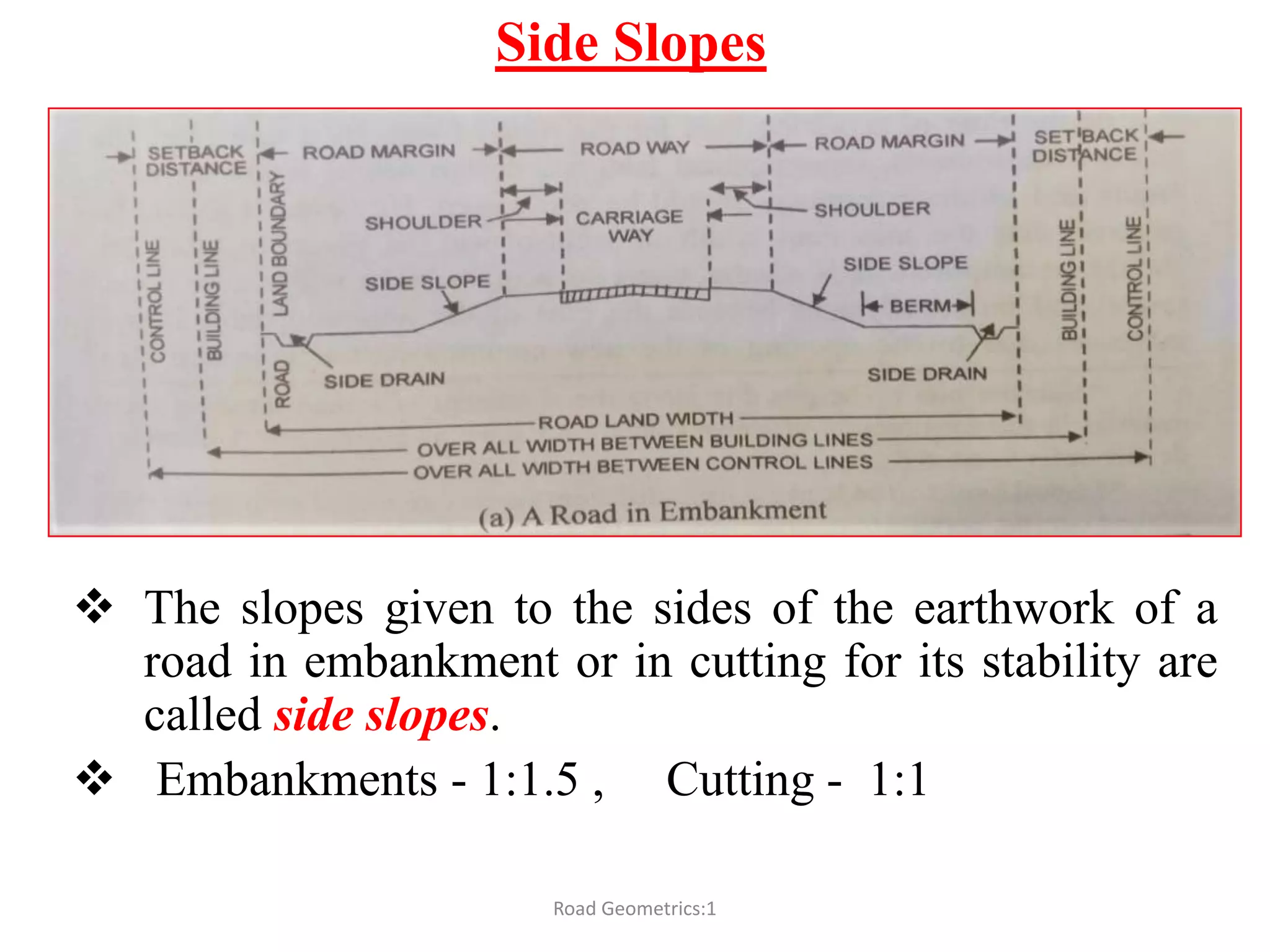 Road geometrics 11 | PPT