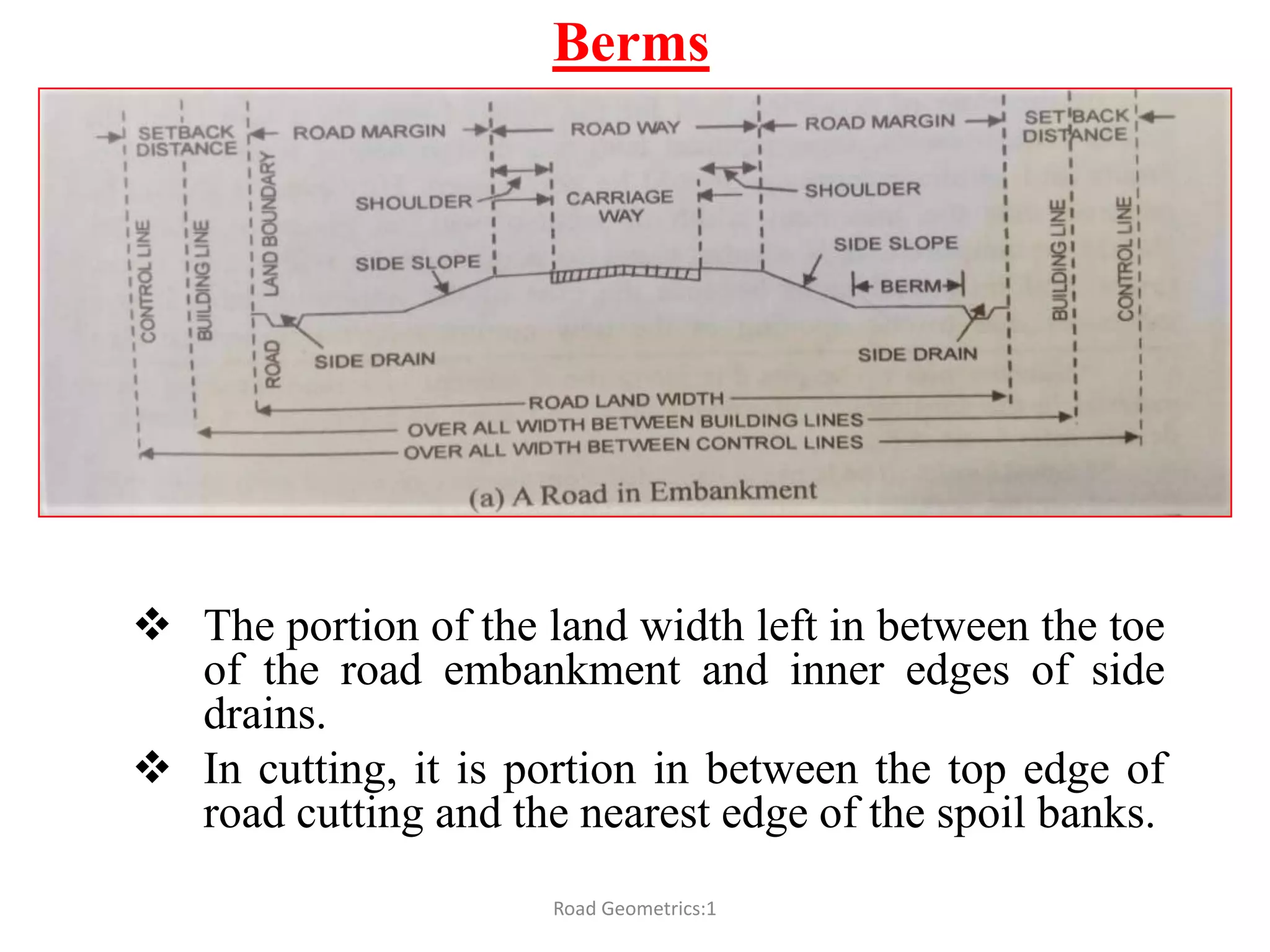 Road geometrics 11 | PPT