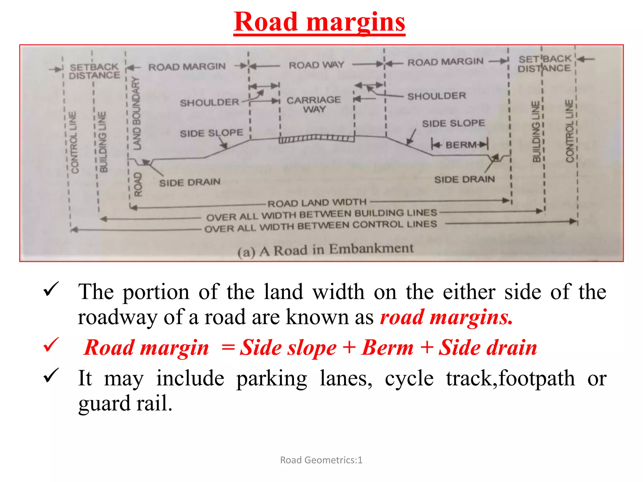 Road geometrics 11 | PPT | Geology | Science