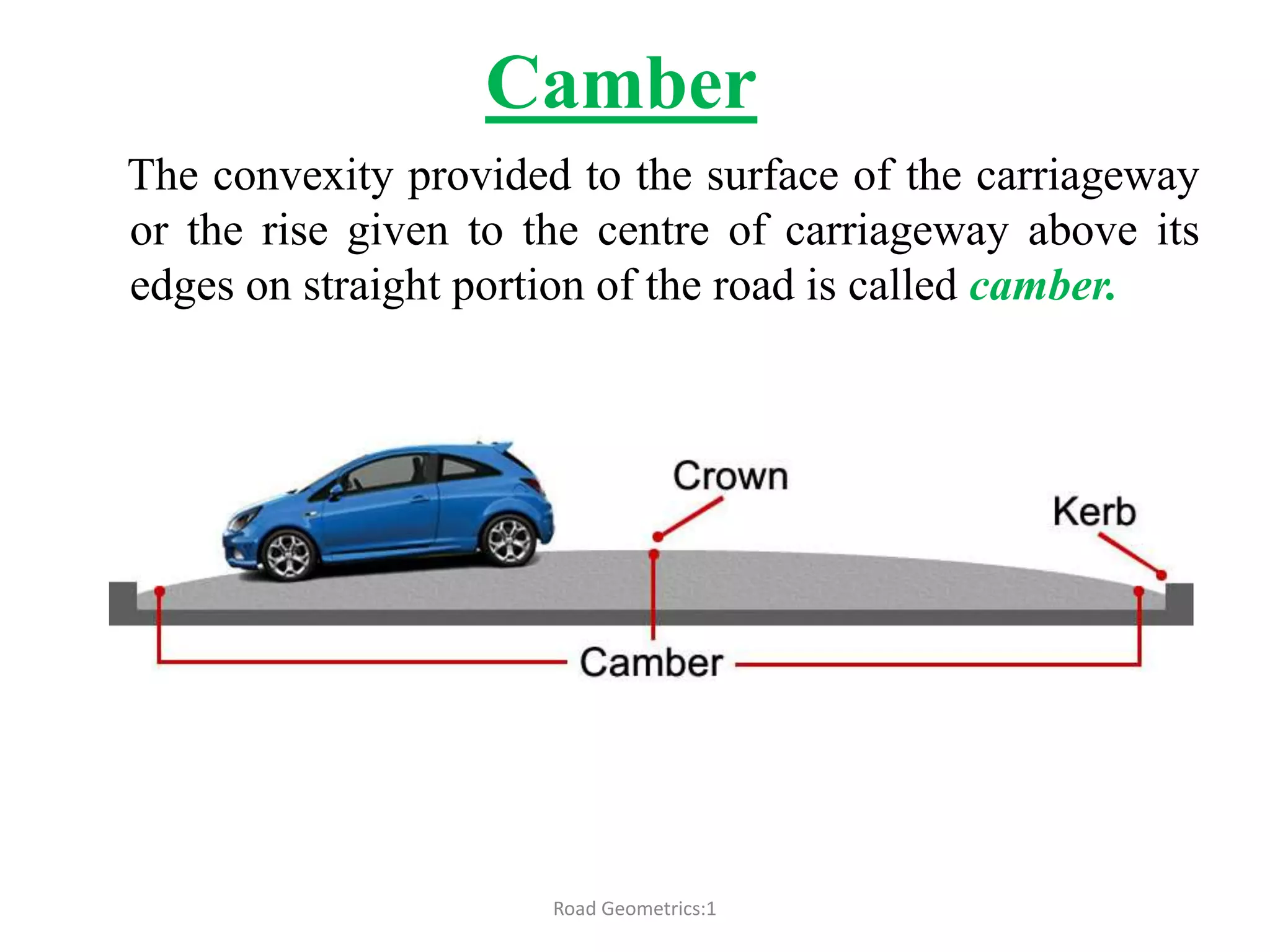 Road geometrics 11 | PPT