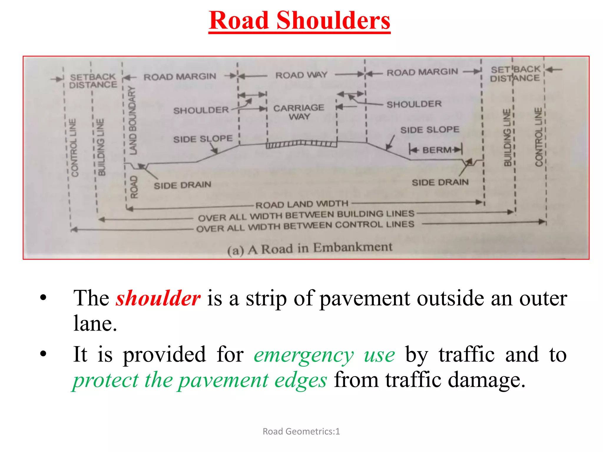 Road geometrics 11 | PPT