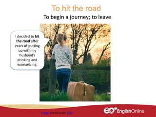 Road idioms | PPTX
