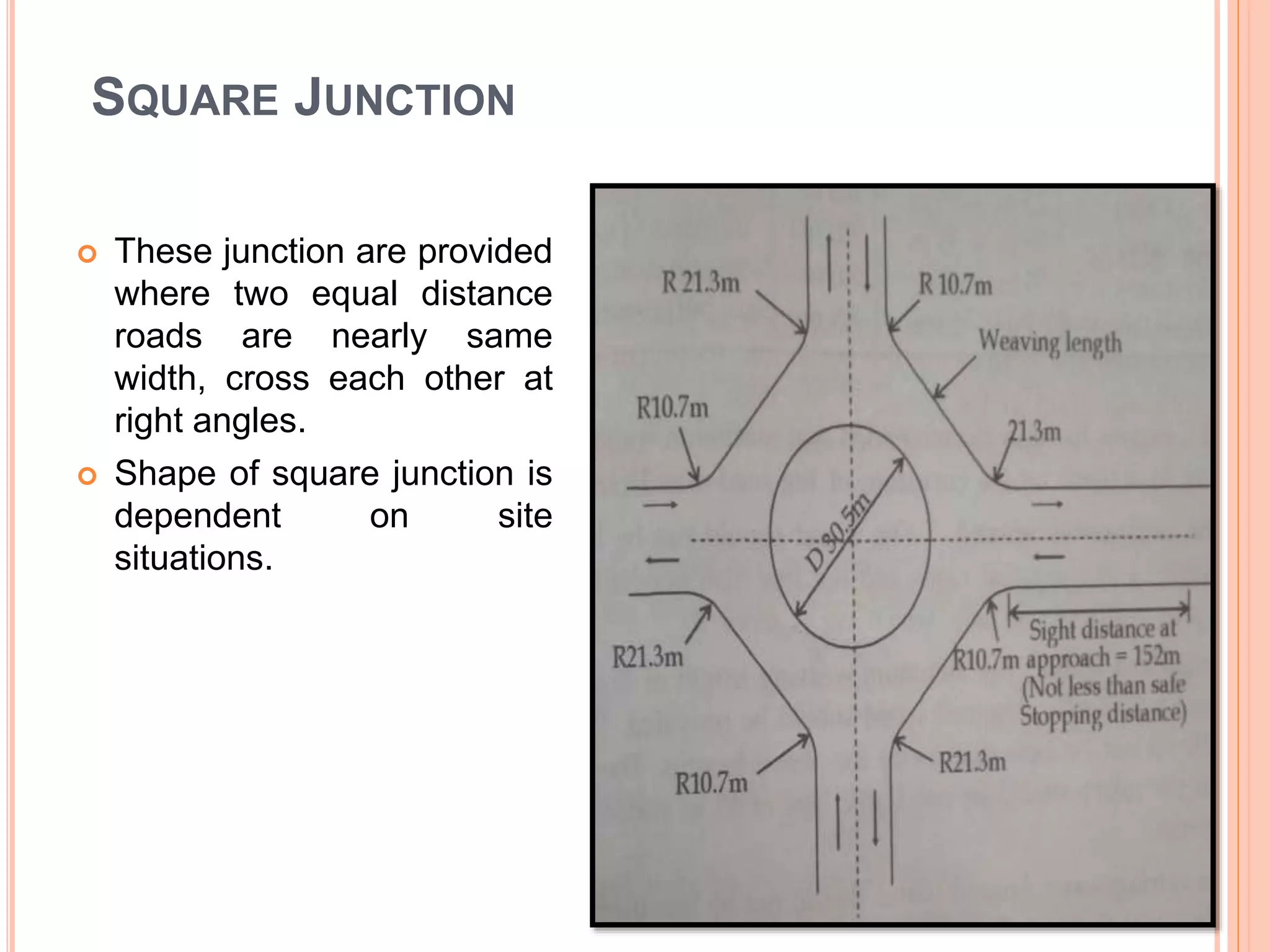 Road junction design, parking and signal design | PPTX