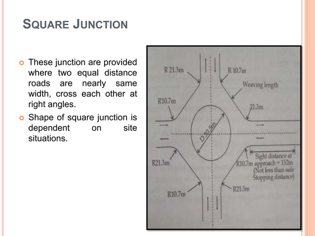 Road junction design, parking and signal design | PPTX | Auto Safety ...
