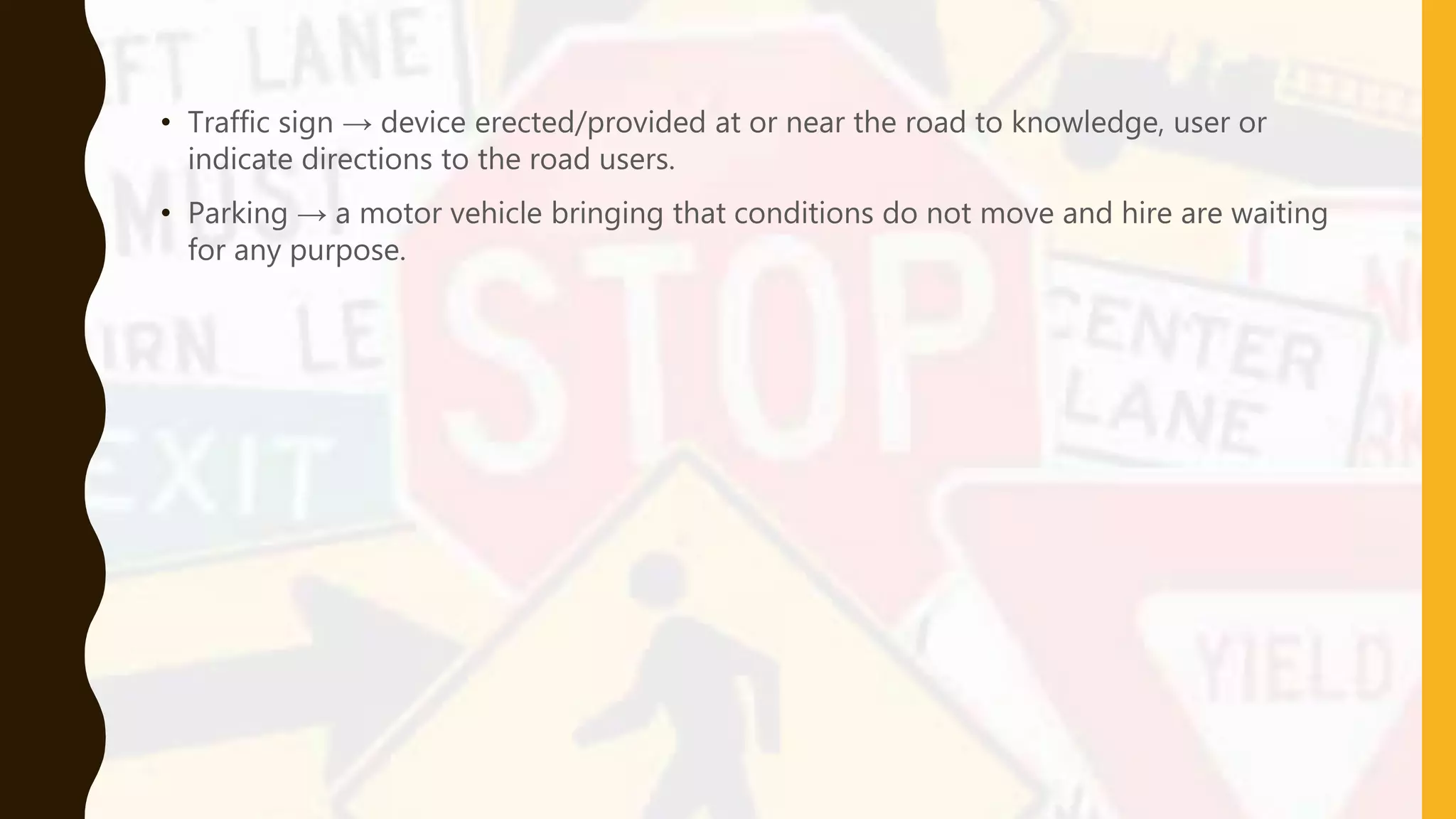 Road laws and acts in Malaysia -highway engineering | PPTX