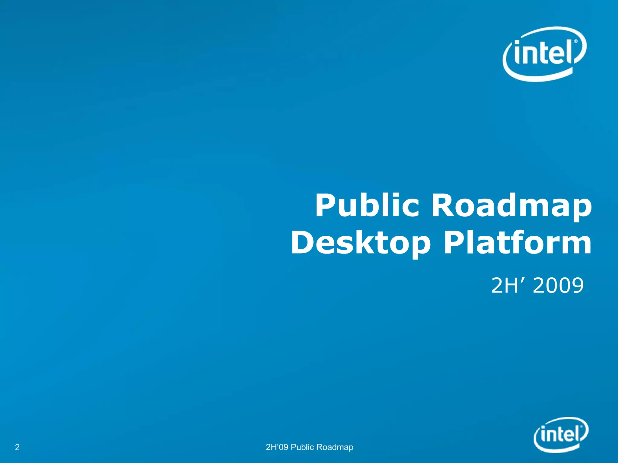 Intel Roadmap | PDF