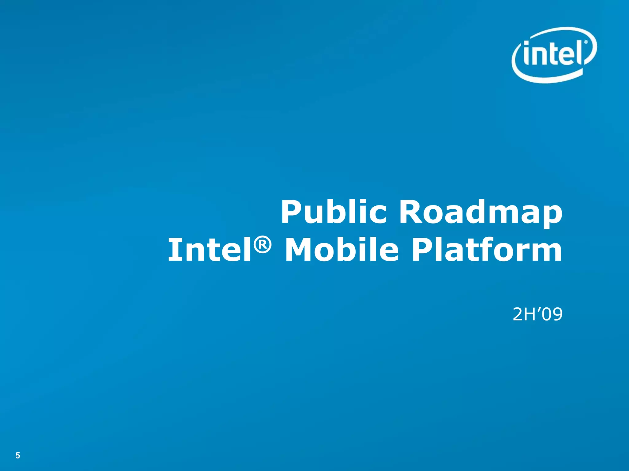 Intel Roadmap | PDF