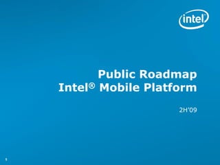 Intel Roadmap | PDF