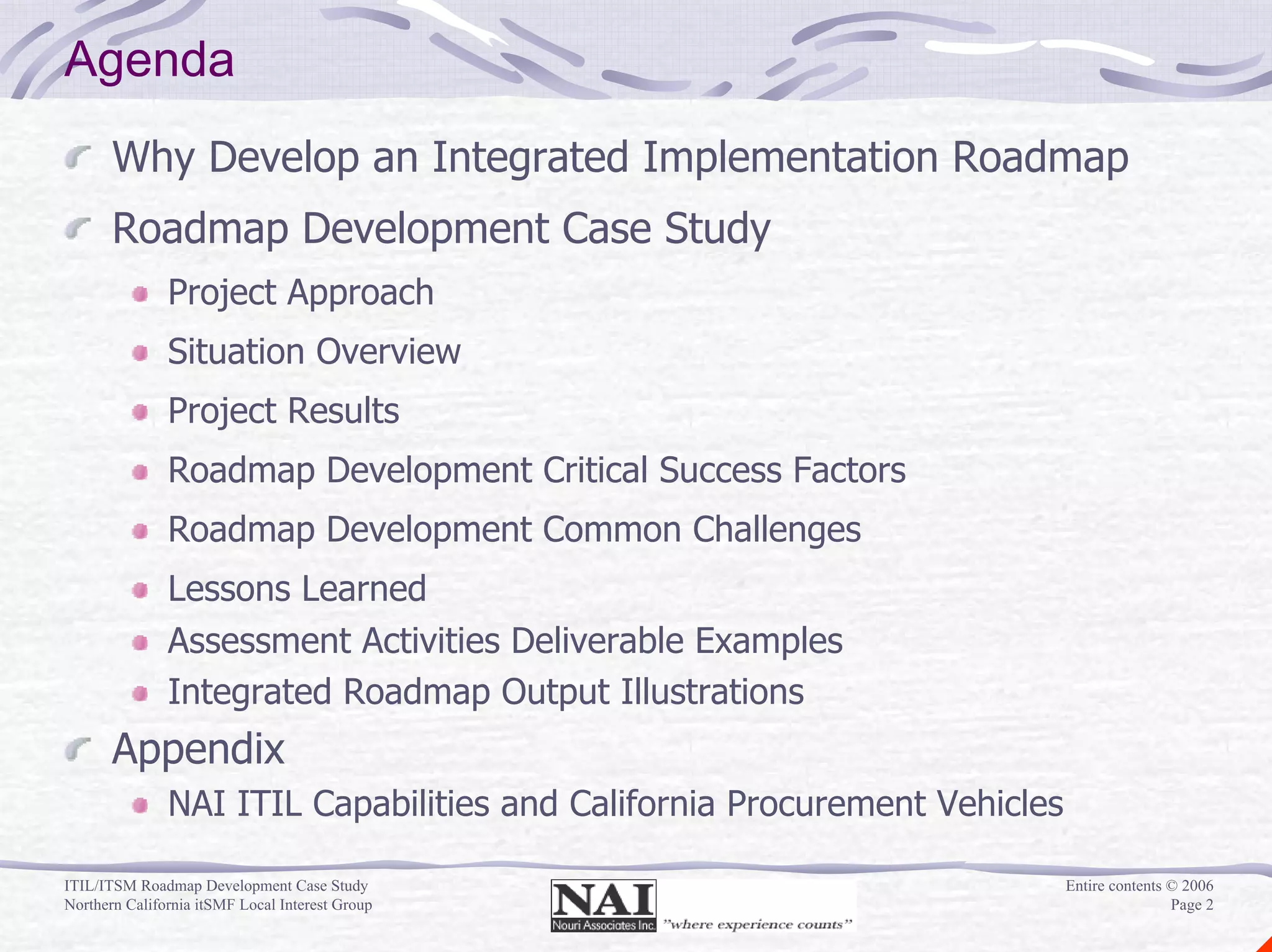 Road Map - ITIL Implemetation | PDF