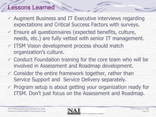 Road Map - ITIL Implemetation | PDF | IT and Internet Support | Internet