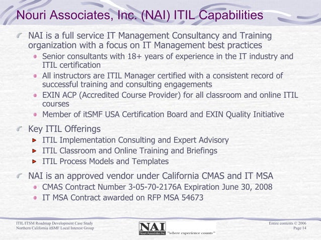 Road Map - ITIL Implemetation | PDF | IT and Internet Support | Internet
