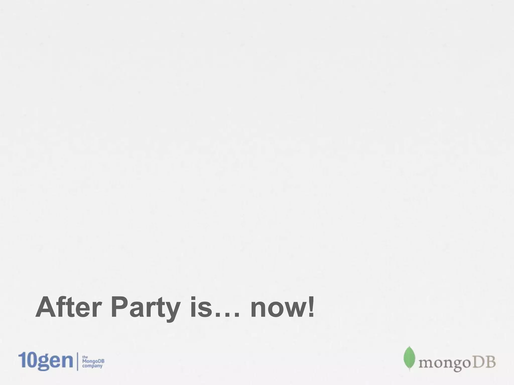 MongoDB Roadmap | PPTX