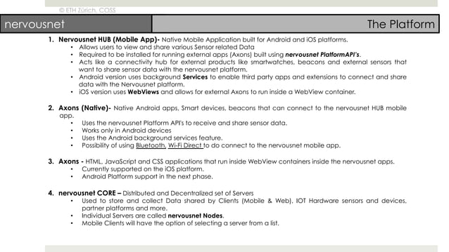 Nervousnet Platform Overview and Development Roadmap - (Build your own Sensor data collection ...