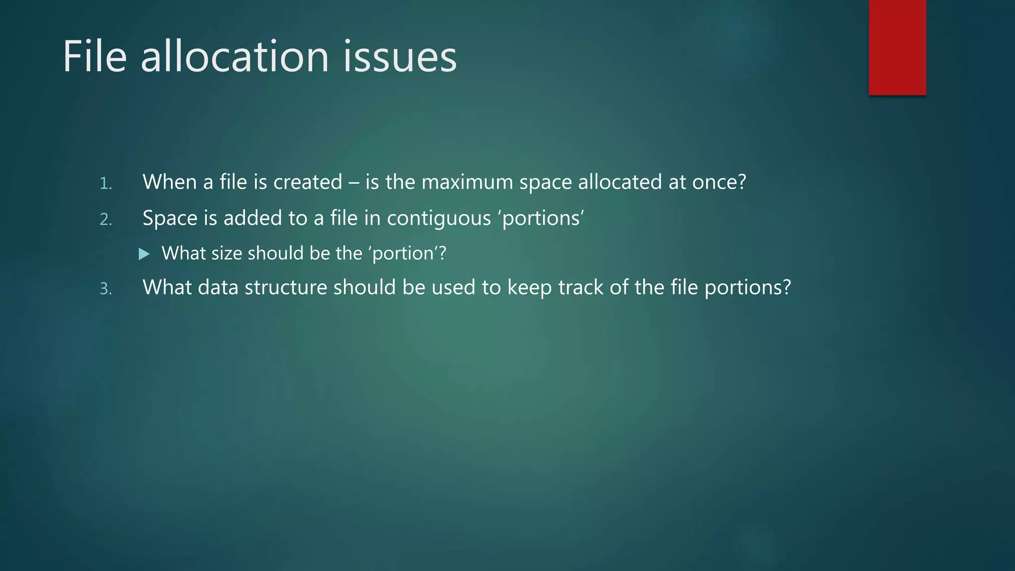 Secondary Storage Management | PPTX