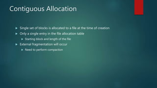 Secondary Storage Management | PPTX