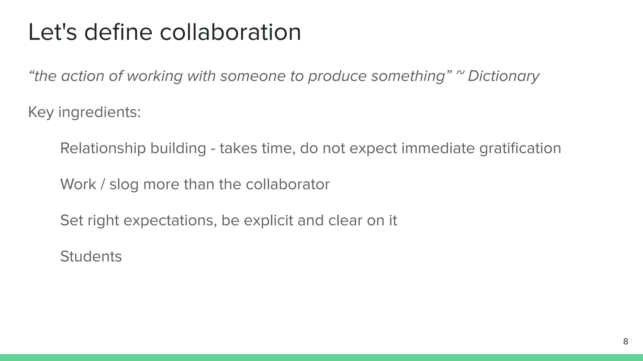 Roadmap for Initiating Joint Collaborations | PPT