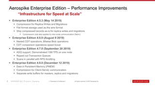 Aerospike Roadmap Overview - Meetup Dec 2019 | PDF