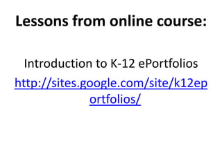 Roadmap planning for ePortfolio Implementation | PPT