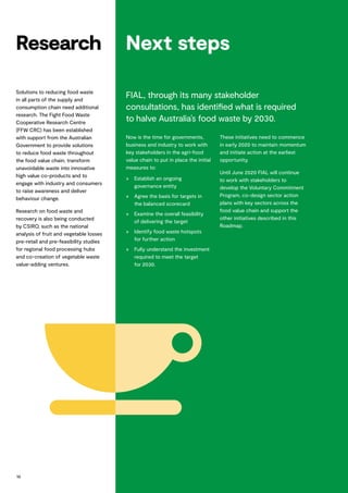Roadmap Reducing Food Waste | PDF