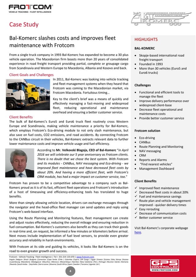 Roadmap - Vehicle tracking and fleet intelligence news - January 2016 | PDF