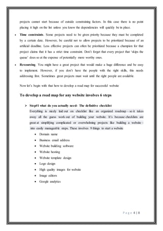 road map & road map | PDF