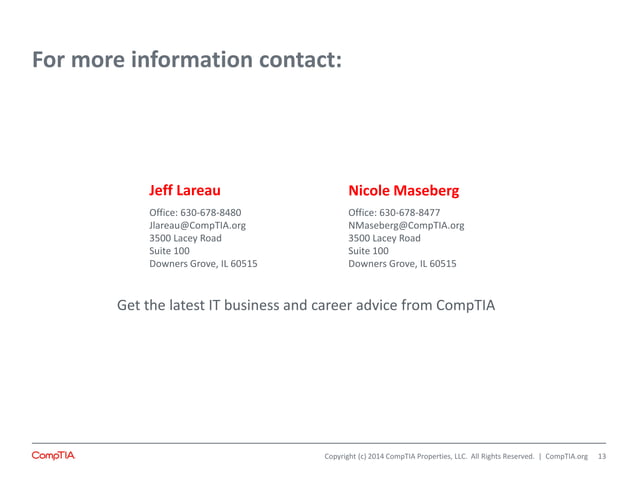 Introduction to the CompTIA Certification Roadmap and IT Job Locator ...
