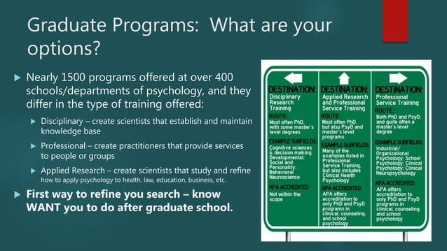 Roadmap & Data to Help You Apply to Graduate Programs | PPT