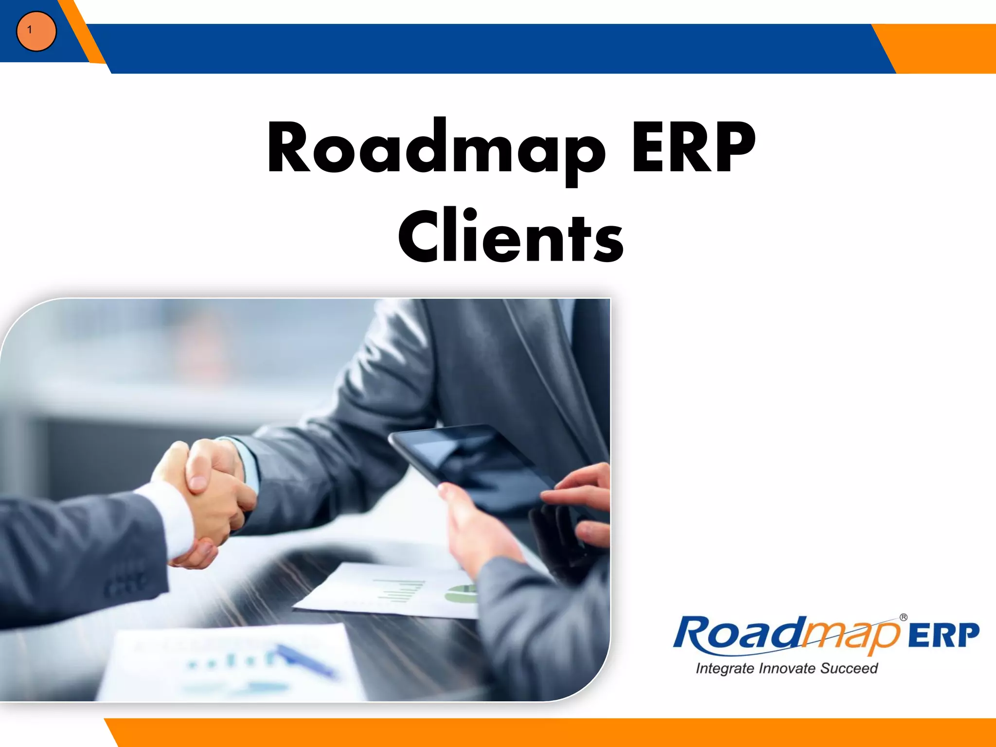 Roadmap ERP - Customers | PPT