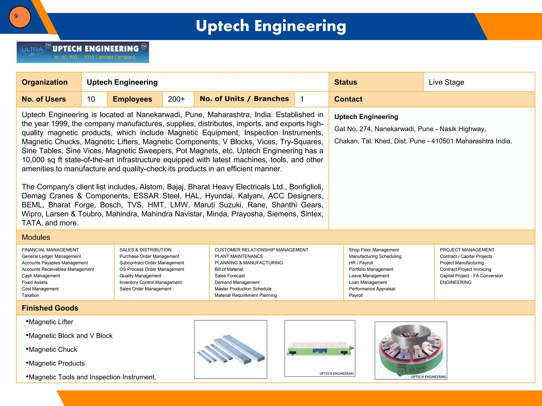 Roadmap ERP - Customers | PDF
