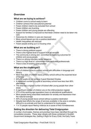 Total Craigroyston draft road map | PDF