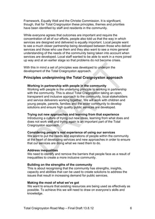 Total Craigroyston draft road map | PDF