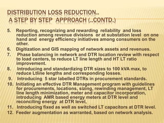 Roadmap for distribution loss reduction.. a step by step approach | PPT