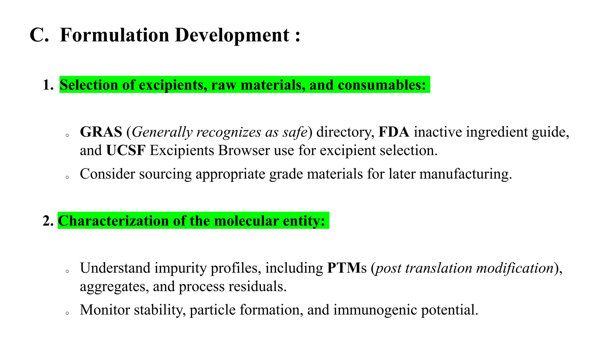 Roadmap for Drug Product Development and Manufacturing of Biologics.pptx