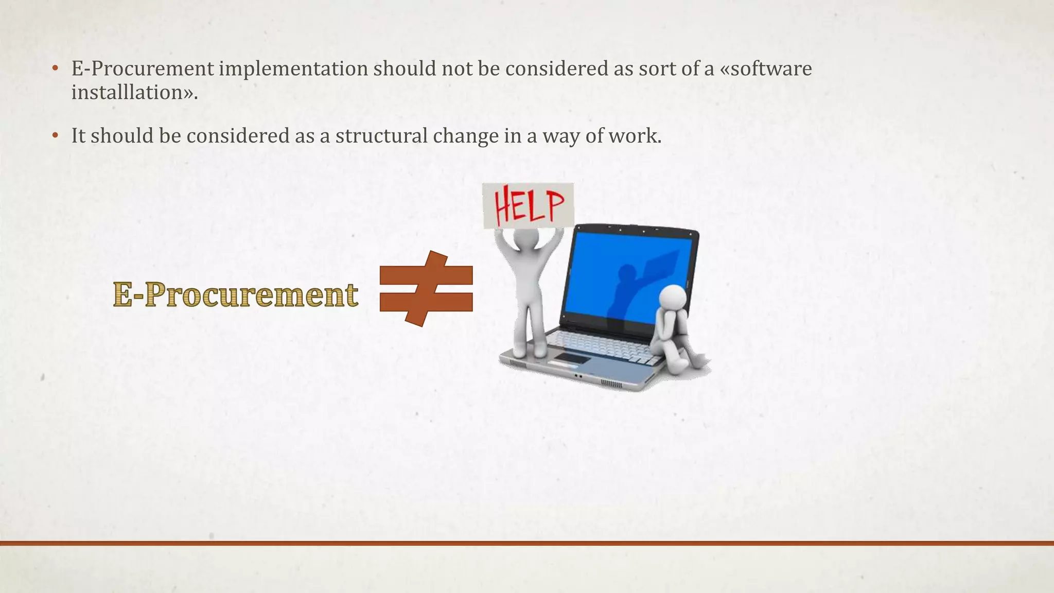 Roadmap for e-procurement | PPT