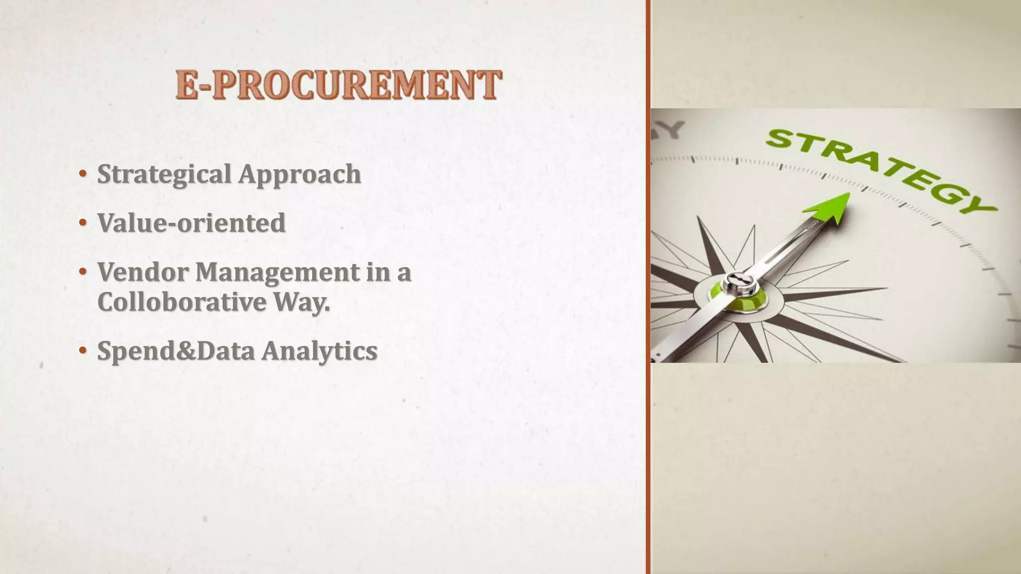 Roadmap for e-procurement | PPT