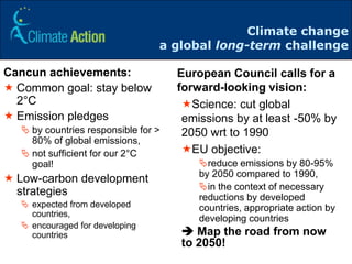 Roadmap for moving to a low carbon economy in 2050 | PPT