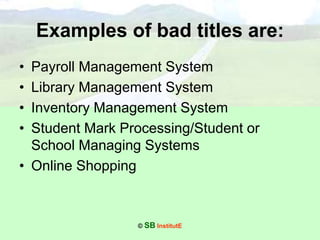 Road map for project | PPT