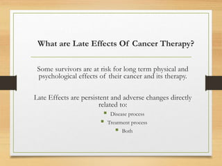 2015 Childhood Cancer Symposium: Roadmap for Survivors | PPTX